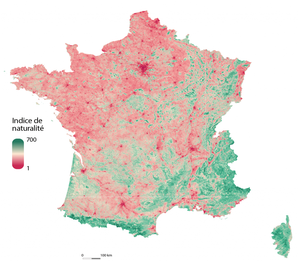 CartNat ( Cartographie de la naturalité potentielle en France ...